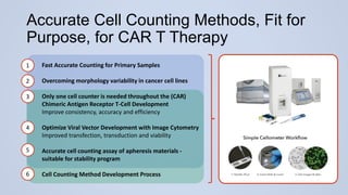 Accurate Cell Counters for CAR T Therapy | PPTX