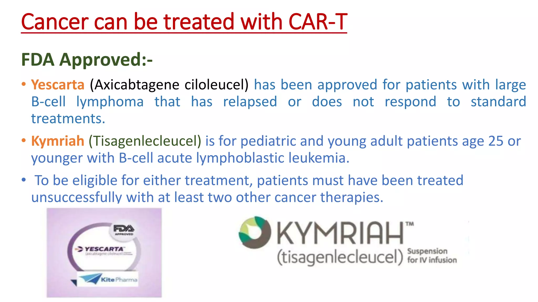 CAR-T Cell Therapy slide share | PPTX