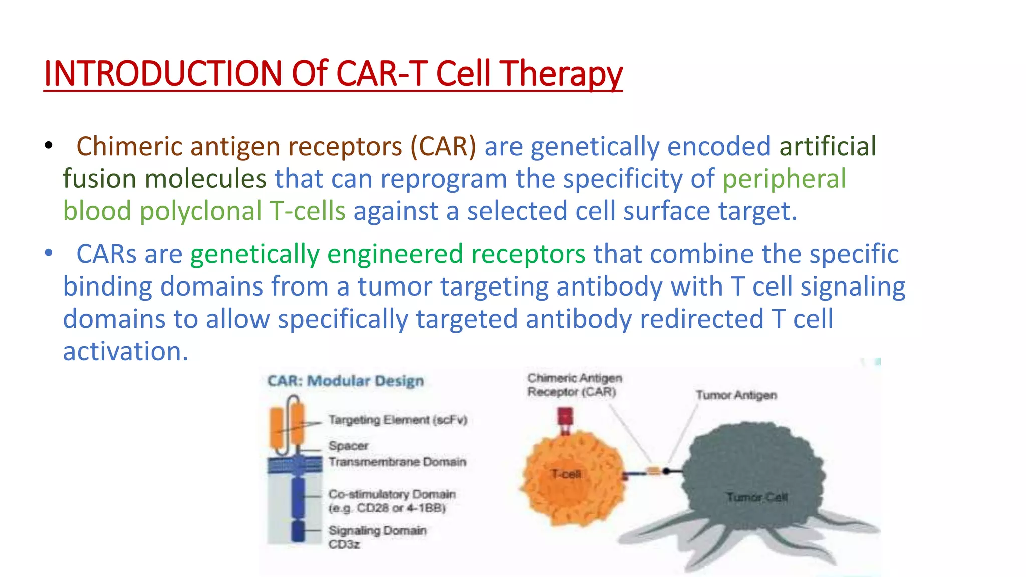 CAR-T Cell Therapy slide share | PPTX
