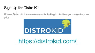 Distro Kid vs. TuneCore | PPT