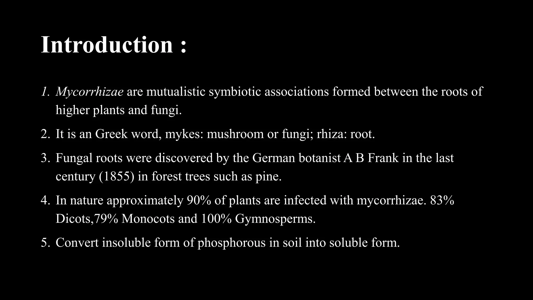 Mass Production of Arbuscular Mycorrhiza Fungi (AM Fungi) | (VAM Fungi ...