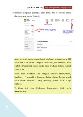 Cara daftar Forex di FBS.com