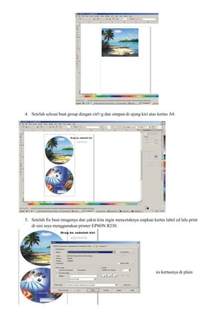 Cara buat-label-cd-versi q | PDF