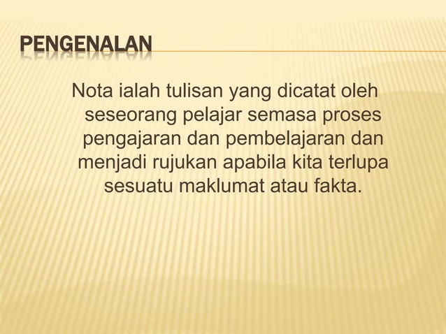 Kemahiran Membuat Nota | PPTX
