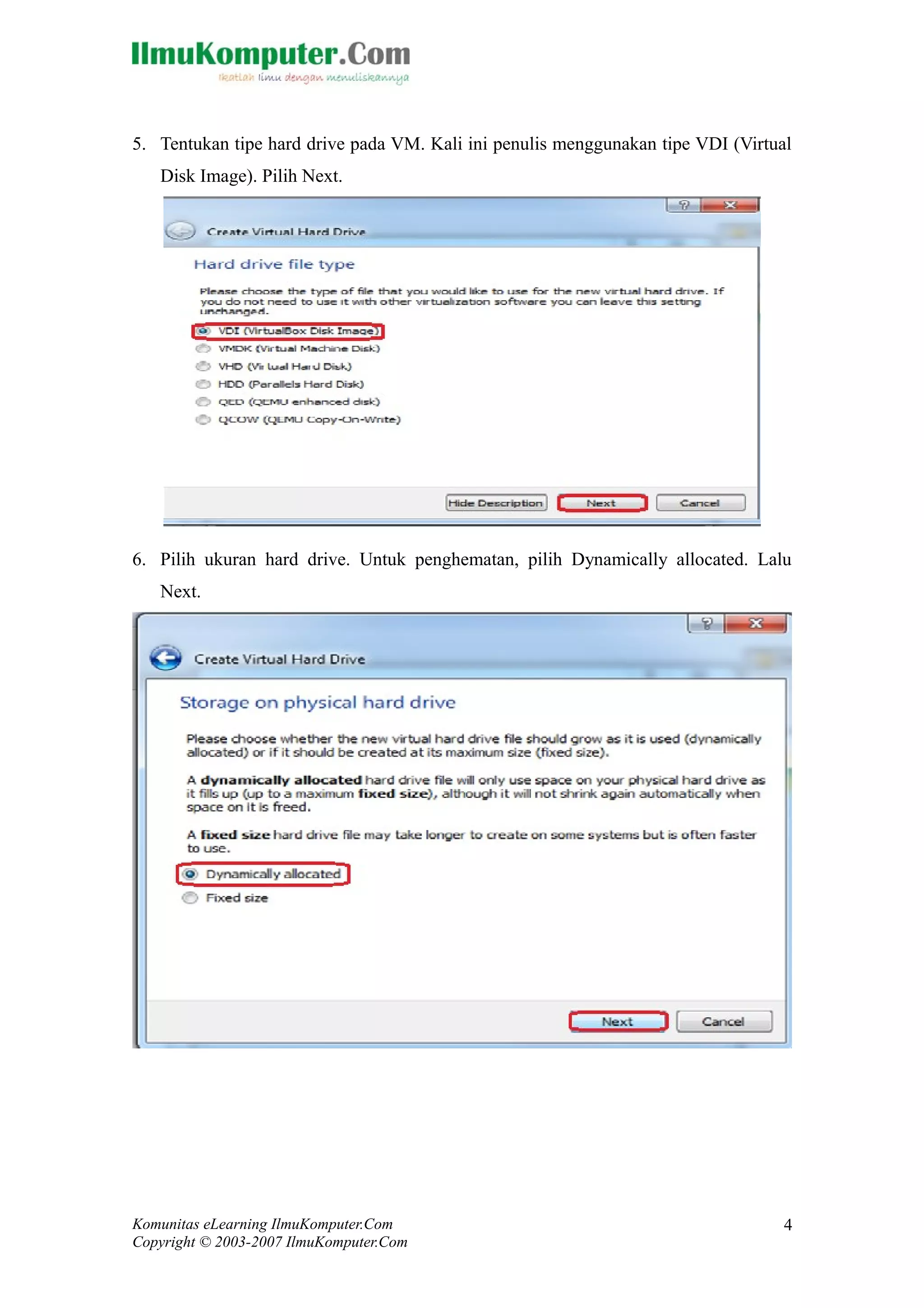 Cara instalasi-windows-xp-pada-vbox | PDF