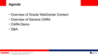 CARA User Interface for Oracle WebCenter | PPT