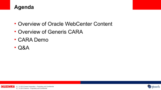 CARA User Interface for Oracle WebCenter | PPT