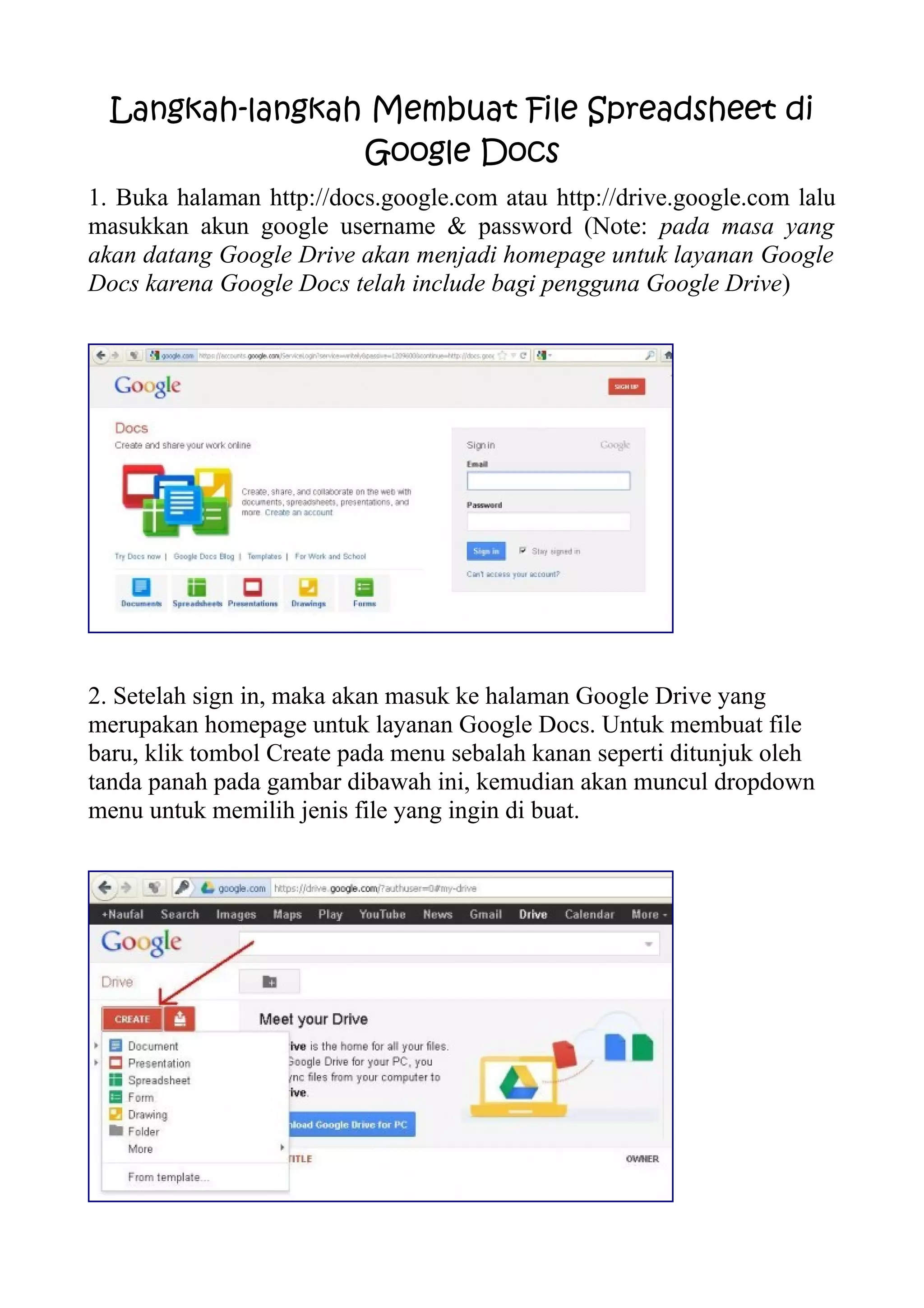 Cara membuat-file-spreadsheet-di-google-docs | PDF