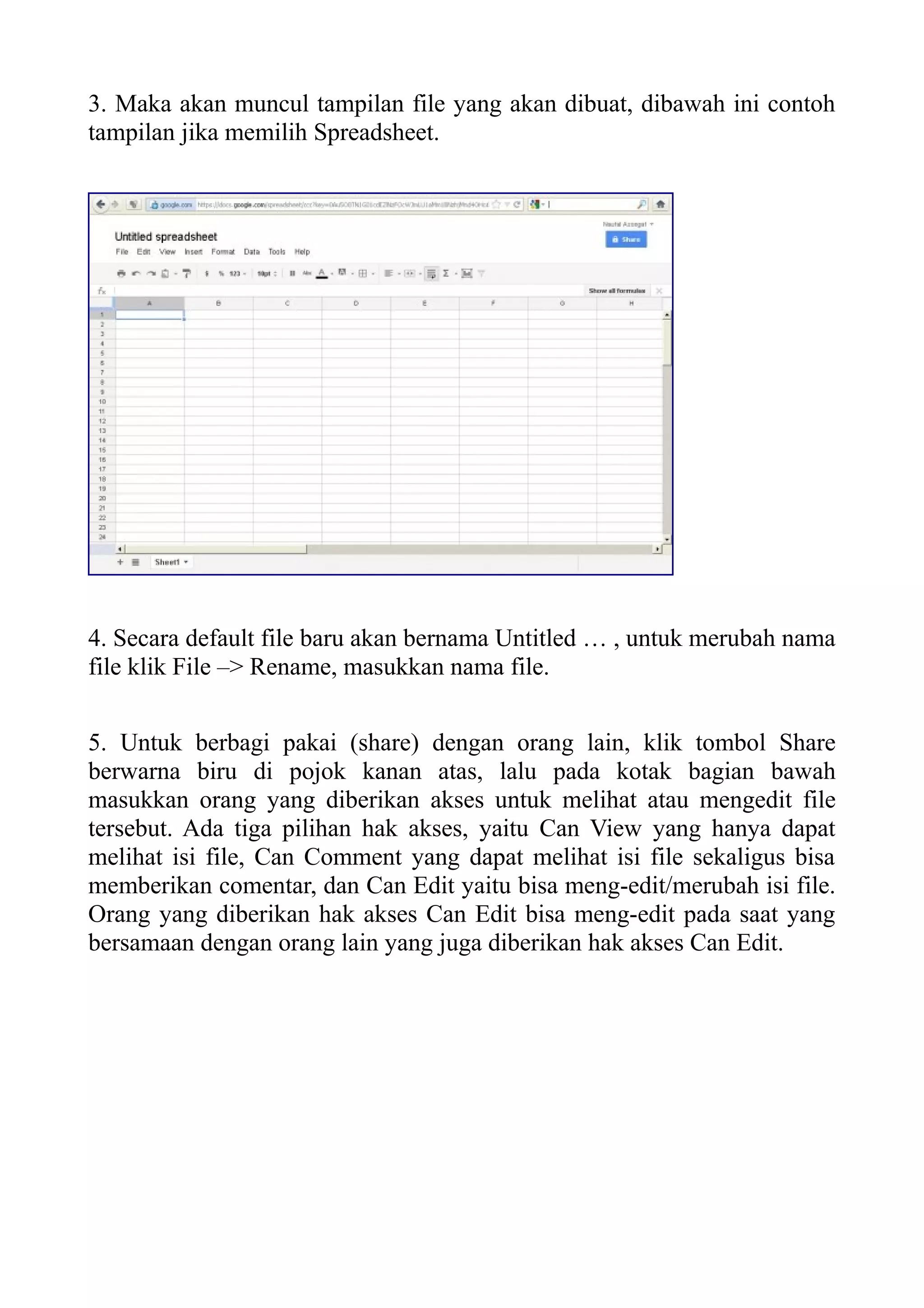 Cara membuat-file-spreadsheet-di-google-docs | PDF