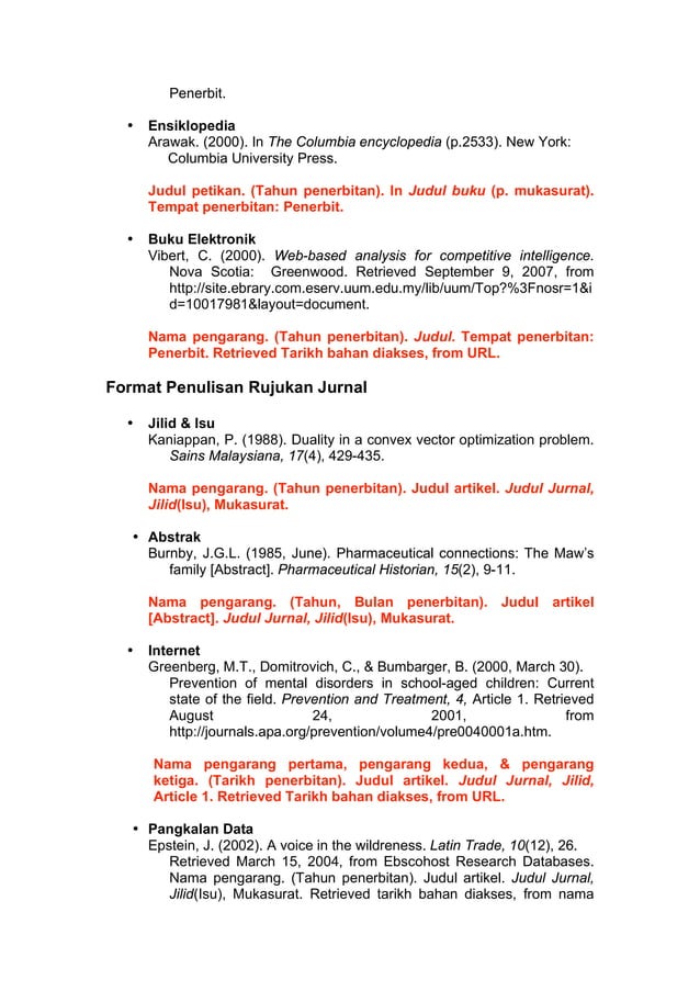Cara penulisan-bibliografi (apa style) | PDF