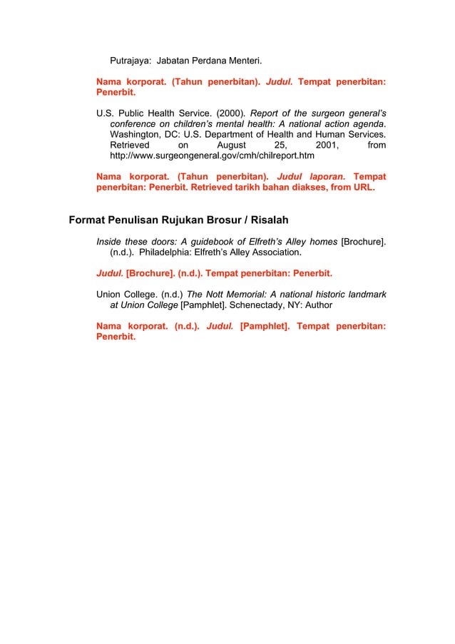 Cara penulisan-bibliografi (apa style) | PDF