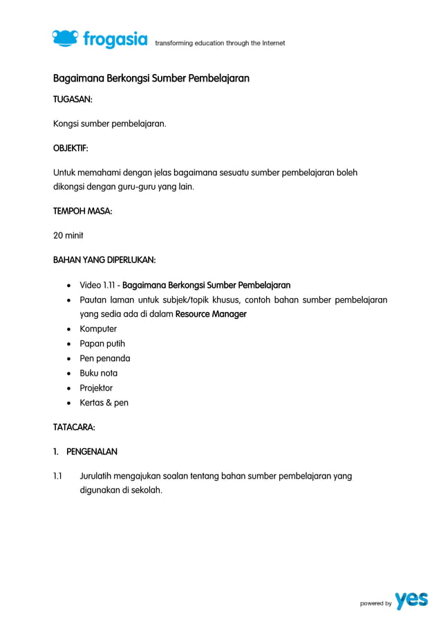 Cara2 penggunaan frog vle | PDF