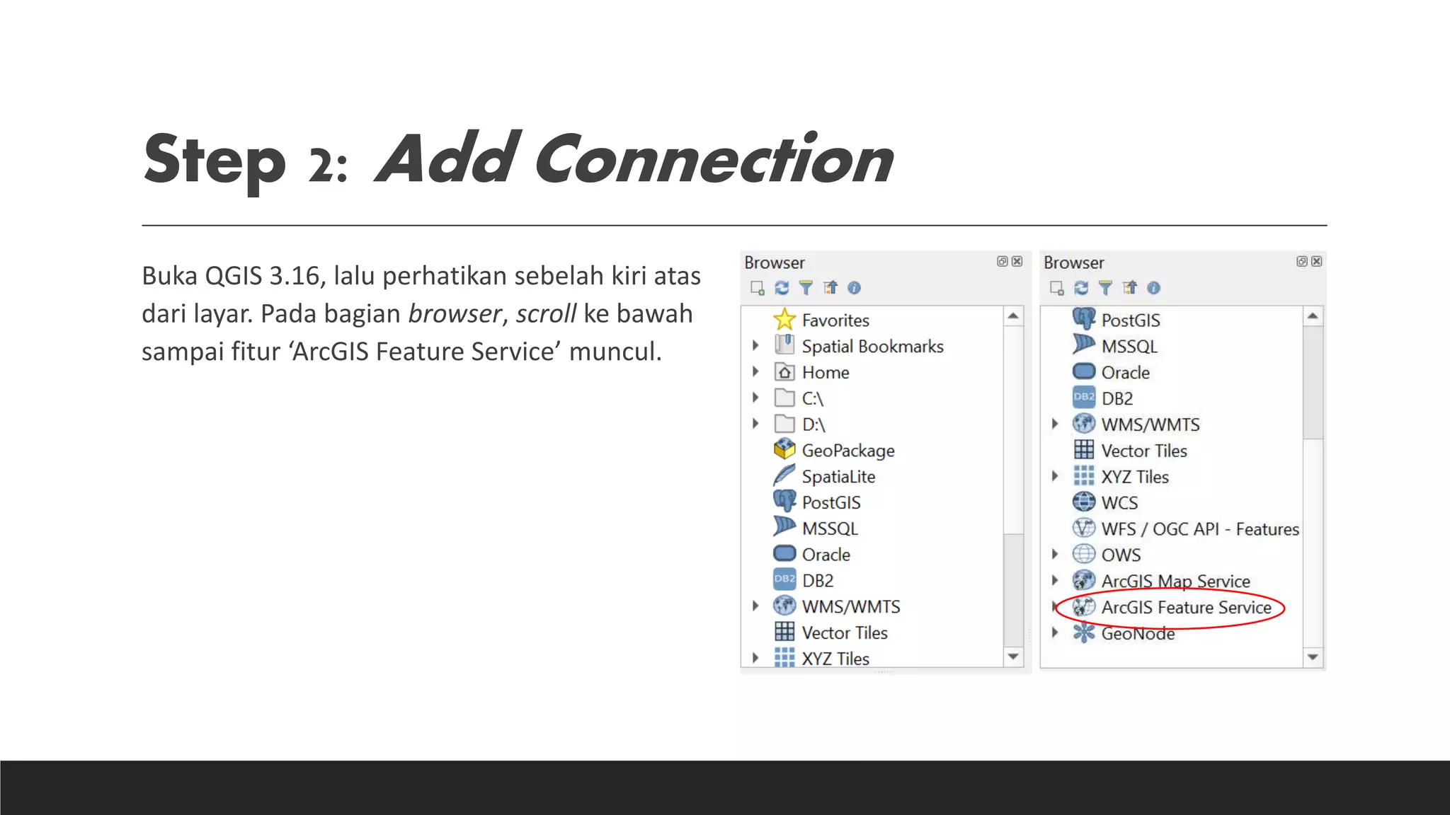 Cara Akses ArcGIS Feature Service | PPTX
