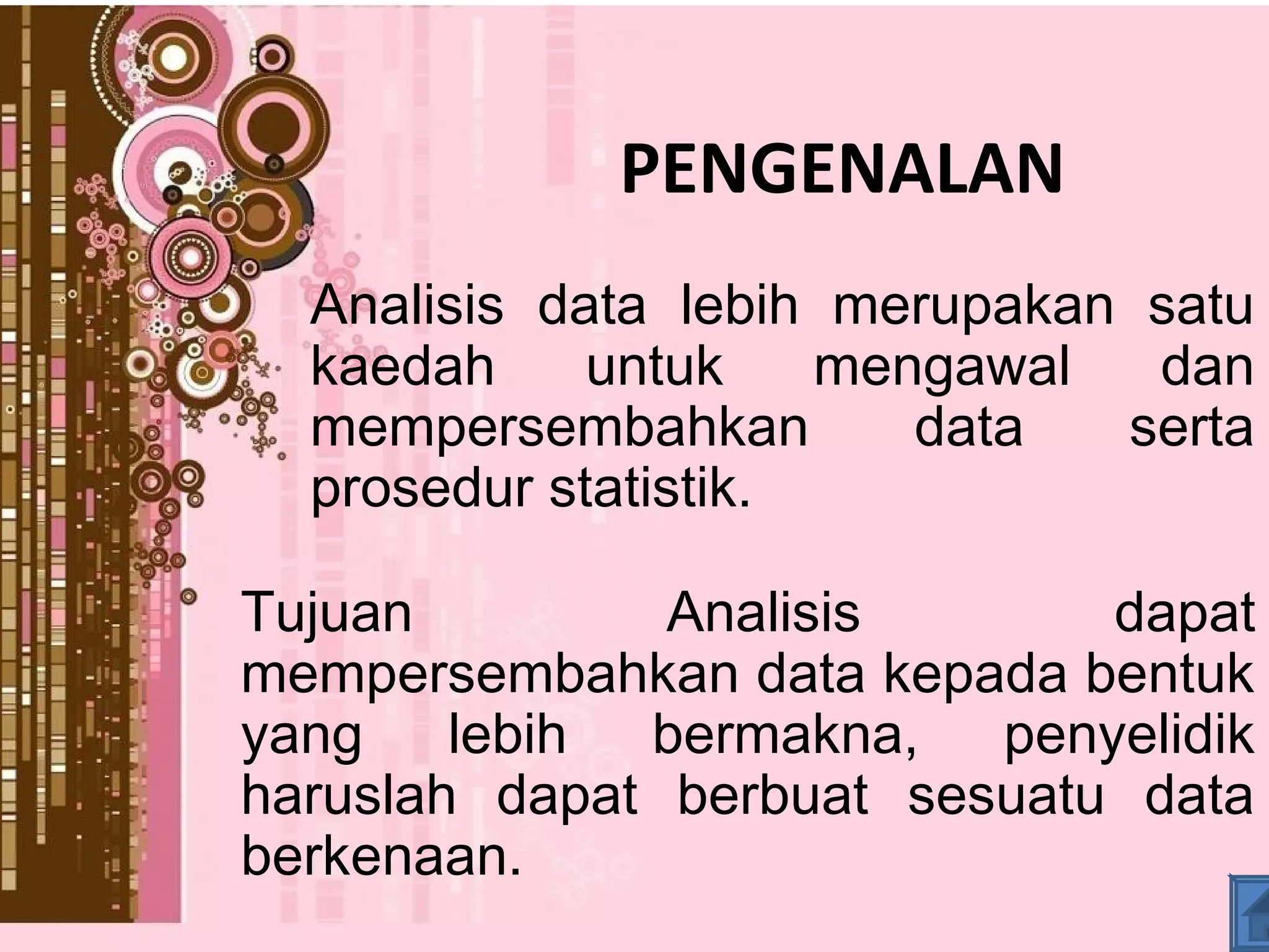 Cara analisis data | PPT