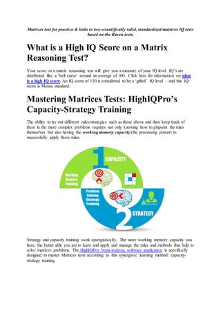 Cara apakah a raven matriks uji | PDF