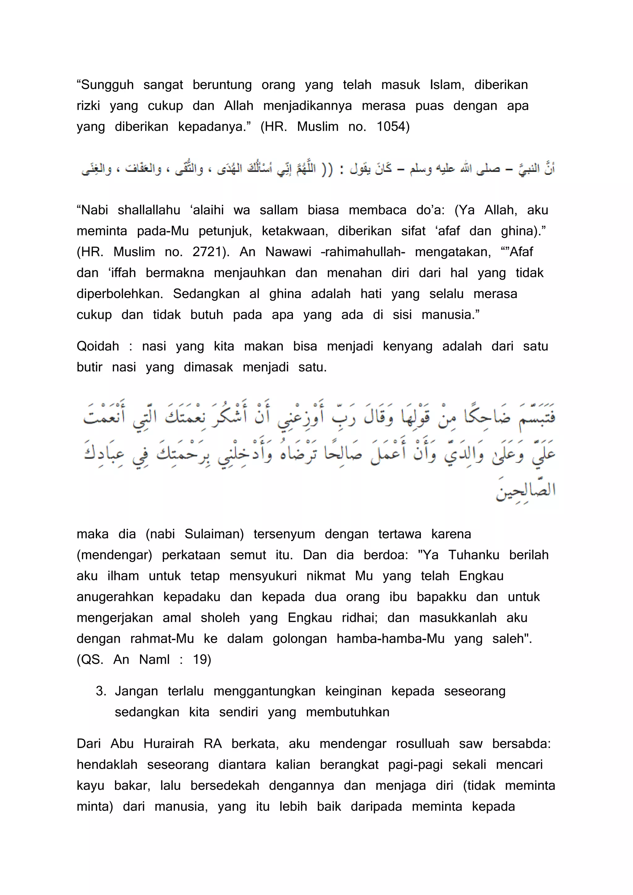Cara bahagia itu sederhana dalam alquran dan hadis | PDF