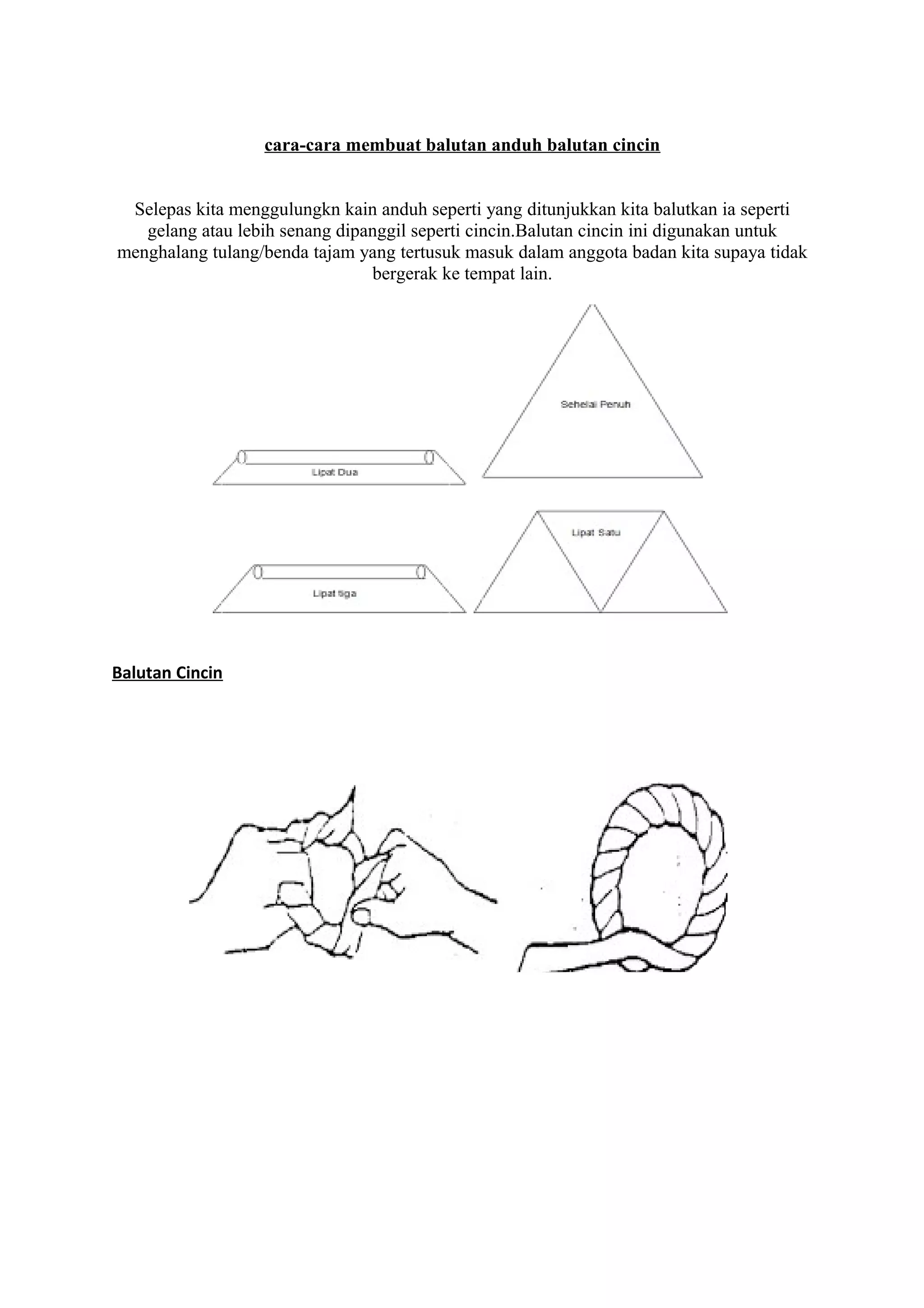 Cara balutan anduh | DOC