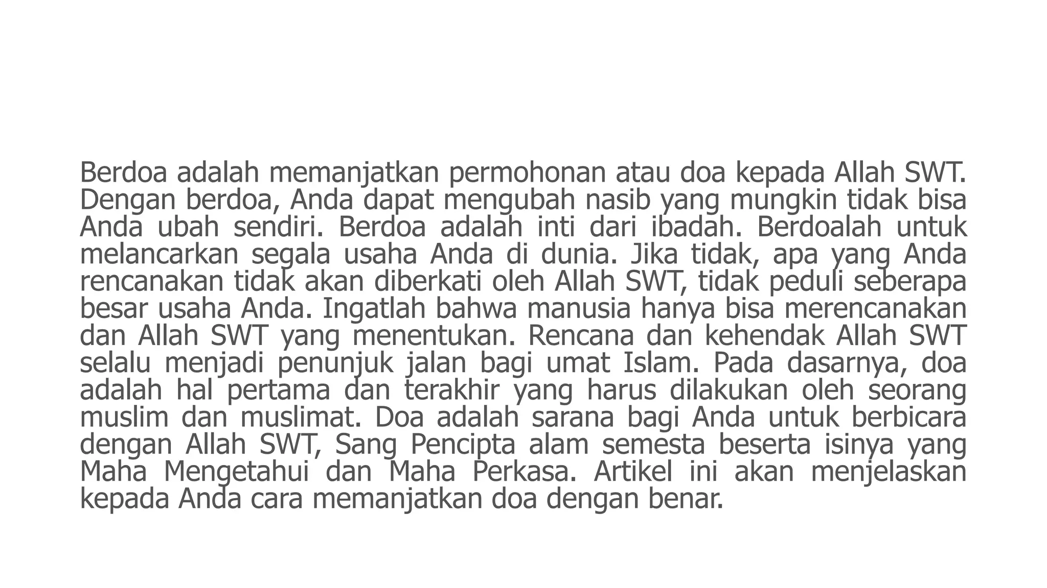 CARA BERDOA MENURUT AGAMA ISLAM ATAU SECARA ISLAM.pptx