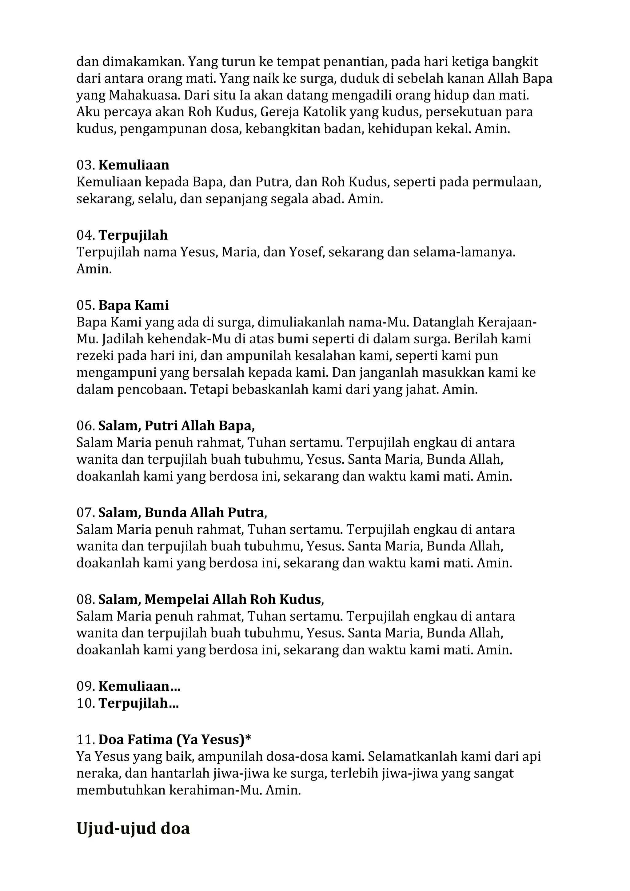 Berdoa Rosario Katolik sebuah panduan untuk pemula | PDF