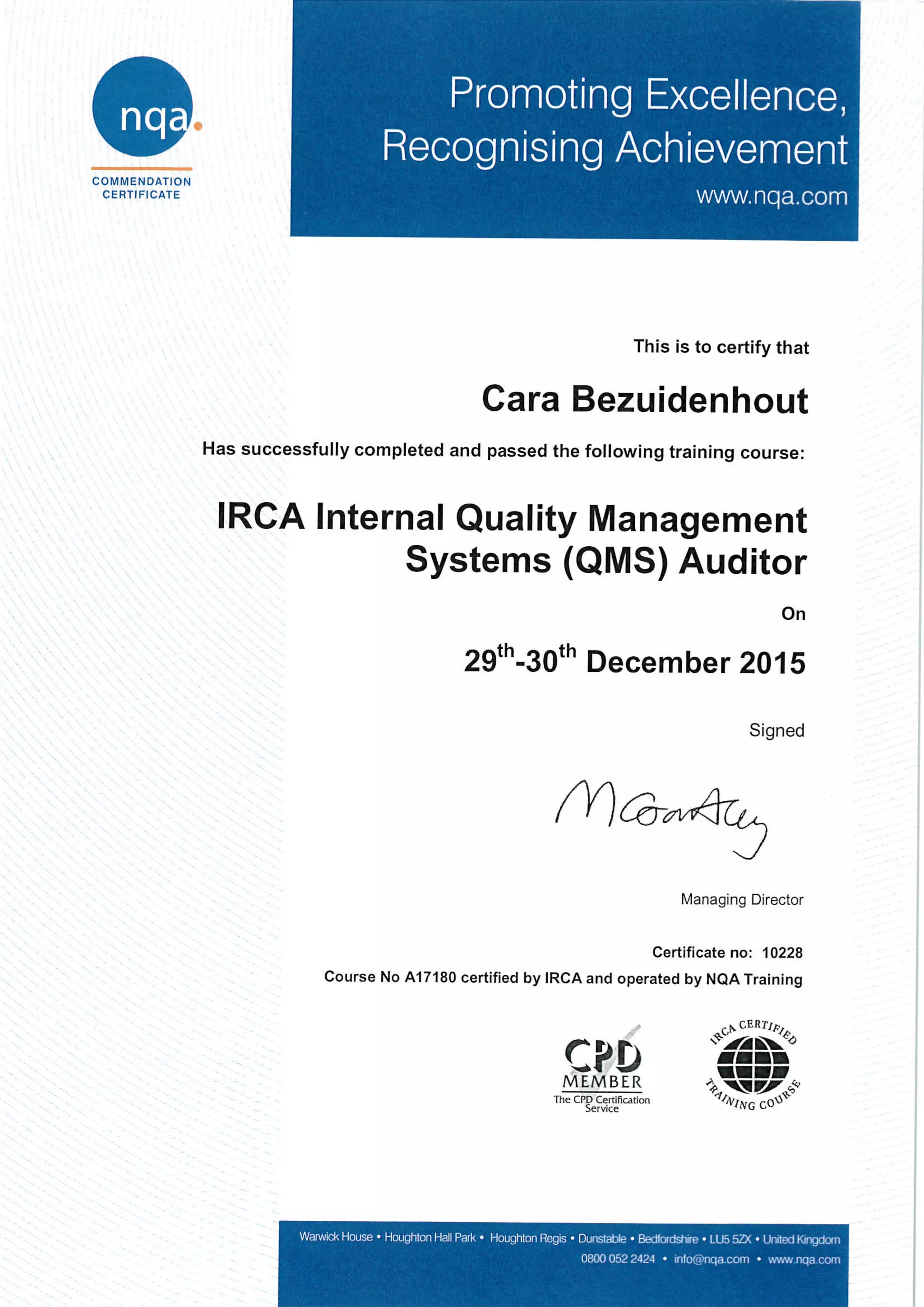 ISO 9001 :2015 certificate | PDF | Manufacturing Industry | Industries