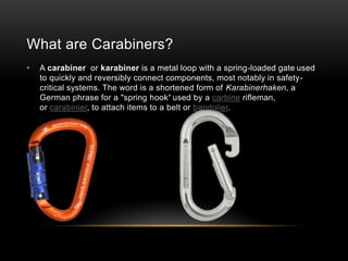 Carabiners | PPTX
