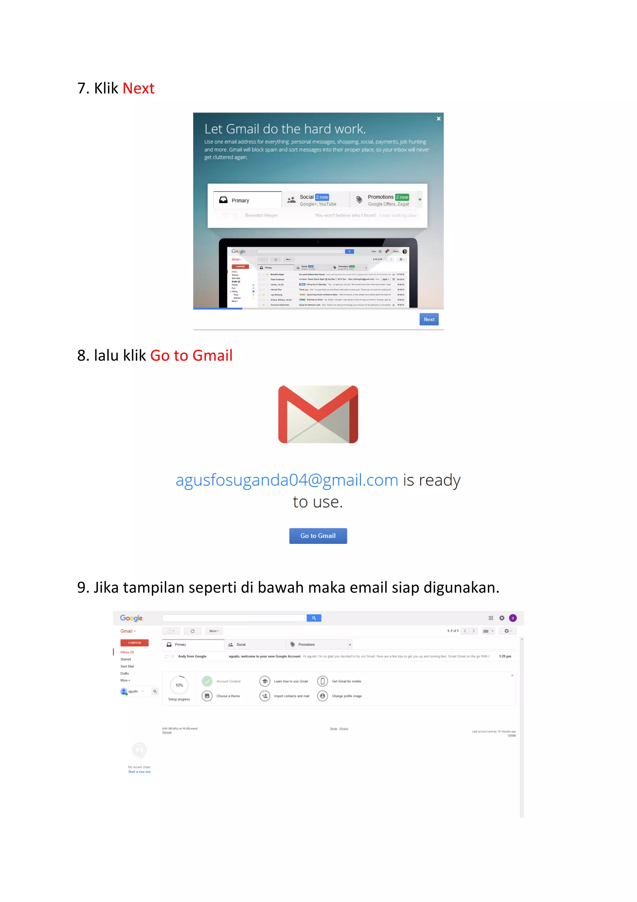 Cara Membuat Email | PDF