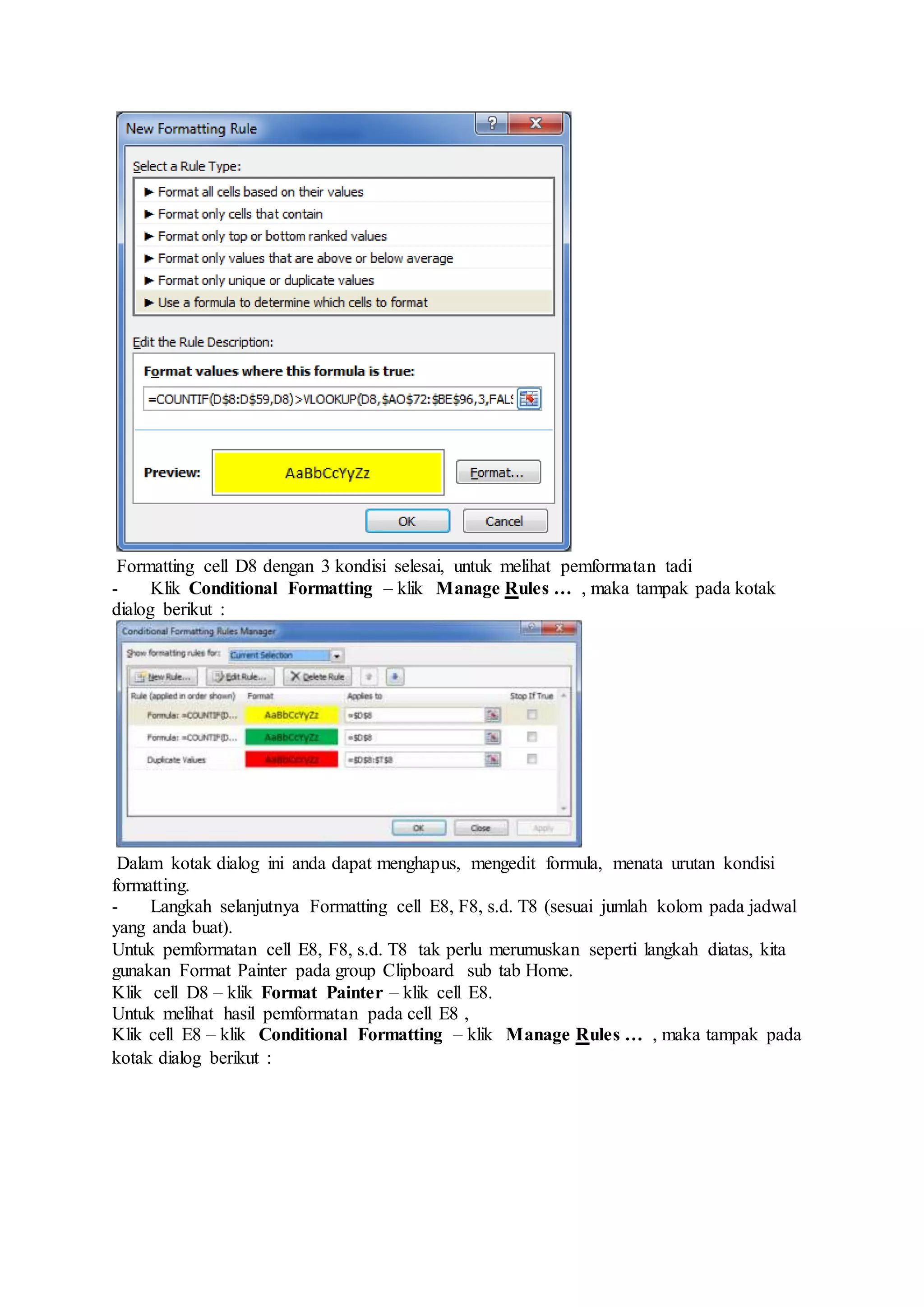 Cara buat jadwal pelajaran | DOCX