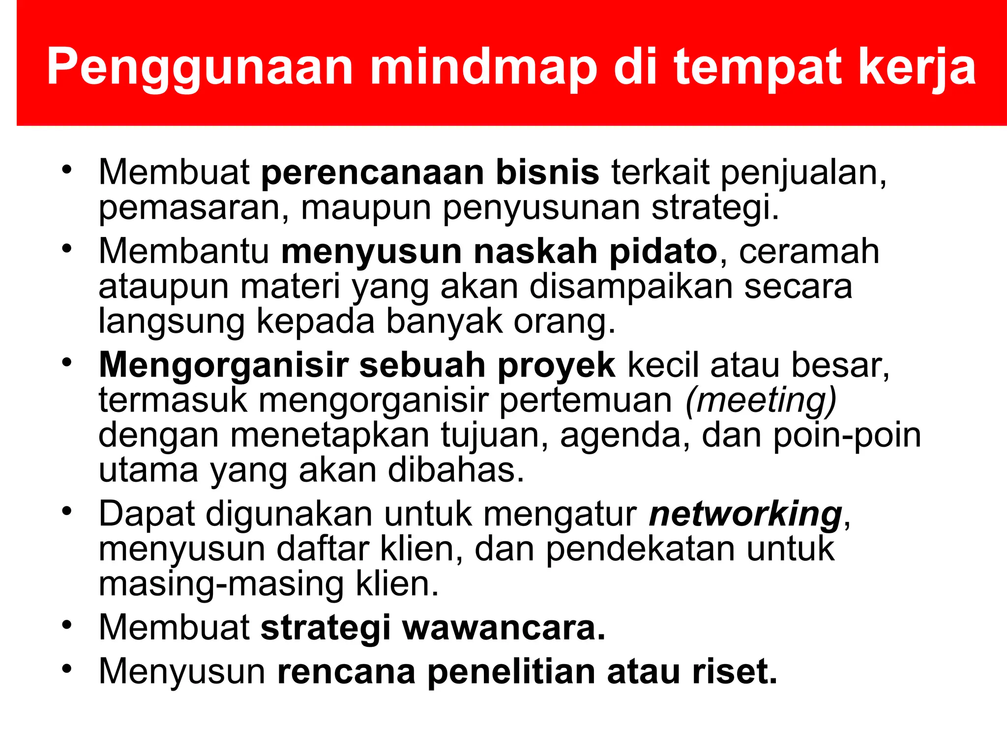 Cara membuat mind map yang baik dan benar | PPT