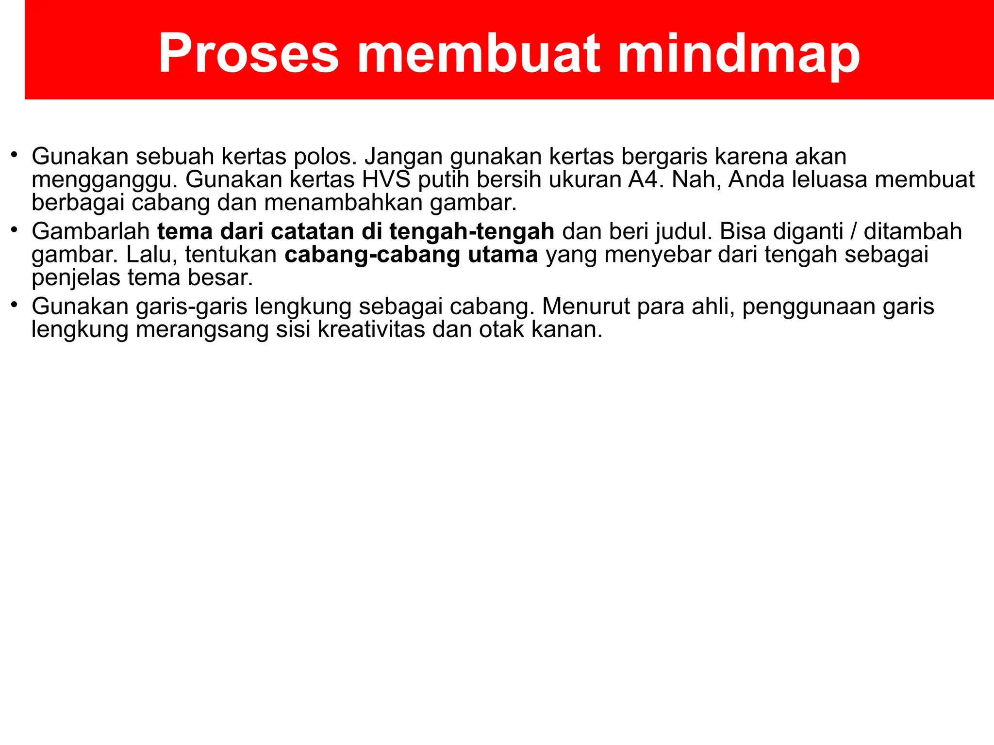 Cara membuat mind map yang baik dan benar | PPT