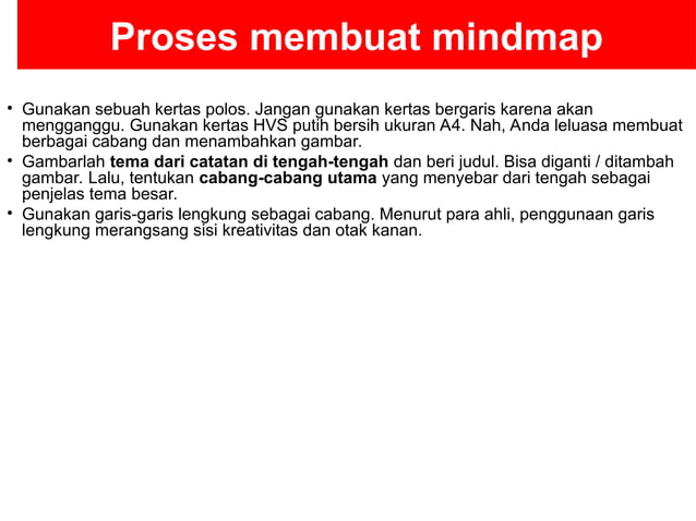 Cara membuat mind map yang baik dan benar | PPT