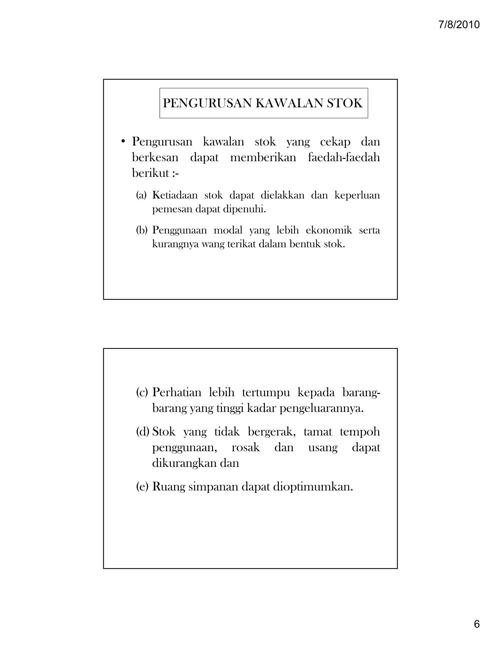 Cara cara merekod inventori | PDF