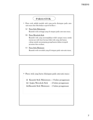 Cara cara merekod inventori | PDF