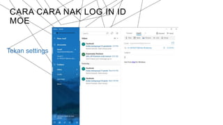 Cara-cara nak log in id moe | PPTX