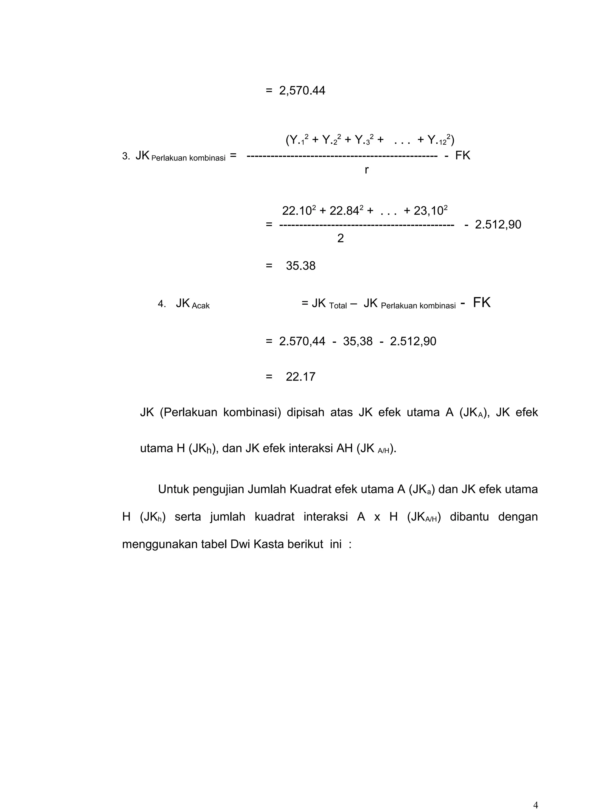 Cara cari uji bnj (hsd) | DOC