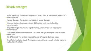 CAR ACCIDENT detection using IR SENSOR & | PPTX | Auto Navigation ...