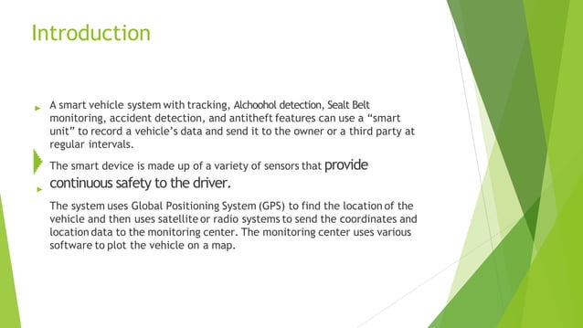 CAR ACCIDENT detection using IR SENSOR & | PPTX | Auto Navigation ...