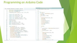 CAR ACCIDENT detection using IR SENSOR & | PPTX | Auto Navigation ...