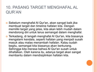 CARA CEPAT DAN MUDAH MENGHAFAL AL QURAN.pptx