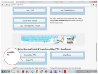 Cara cetak kartu nuptk | PPTX