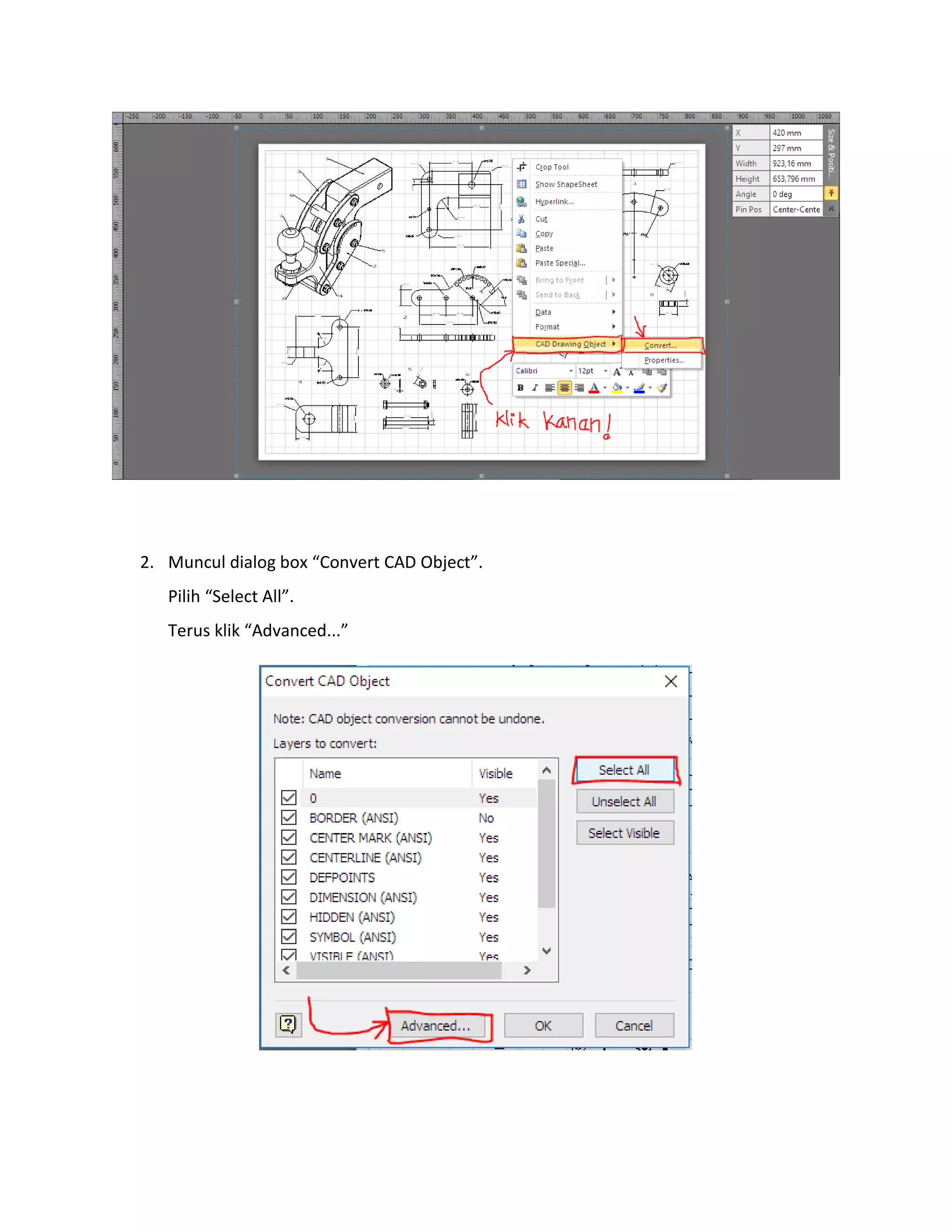 Cara convert gambar mesin dari autodesk inventor 2018 ke microsoft ...
