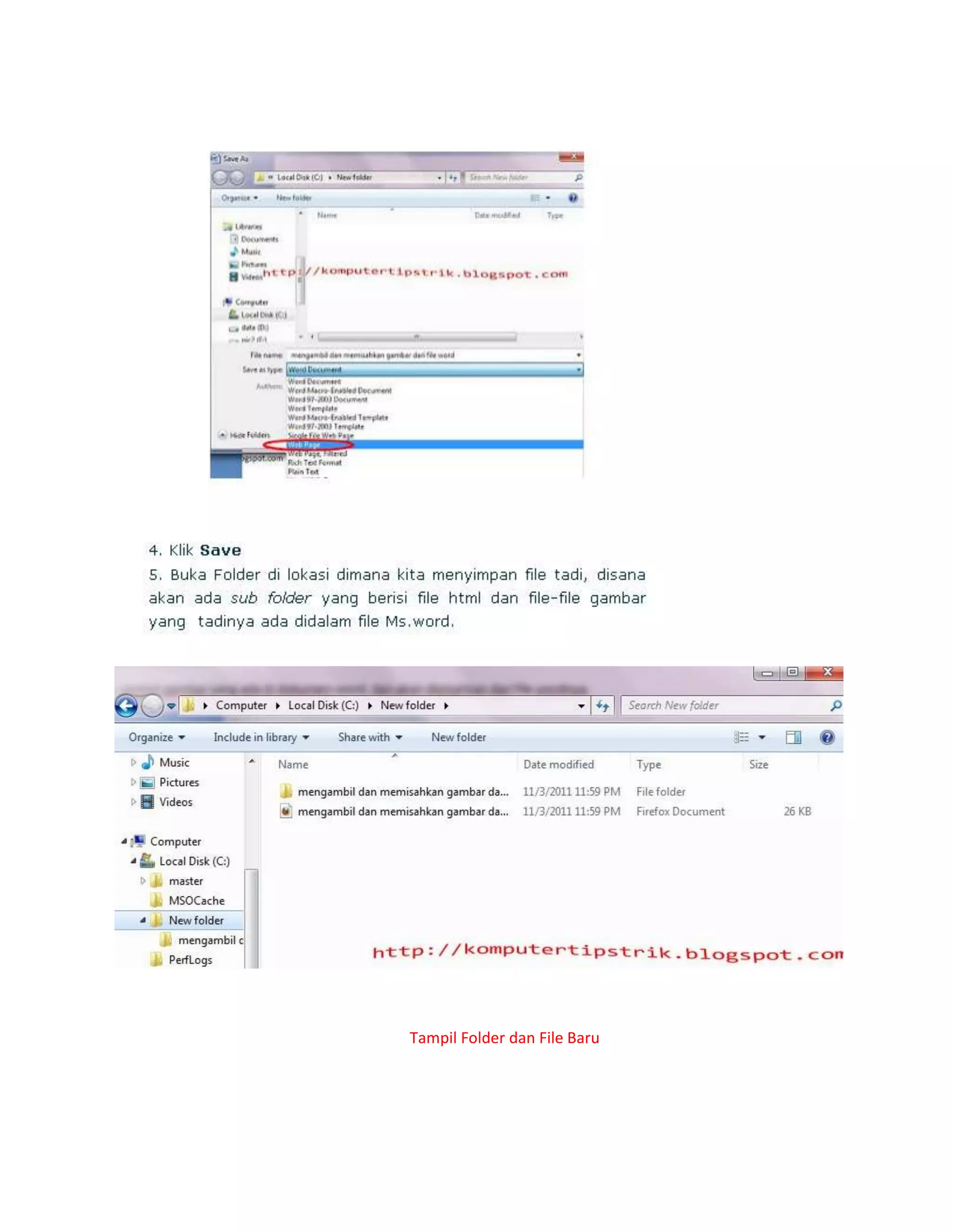 Cara copy paste dari website | DOCX