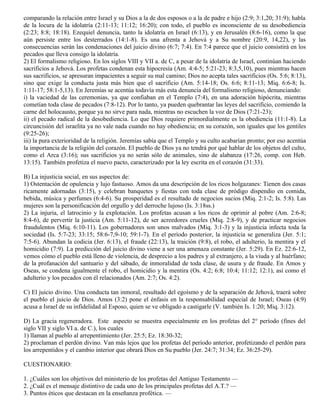 Enseñanzas Éticas de los Profetas | DOC