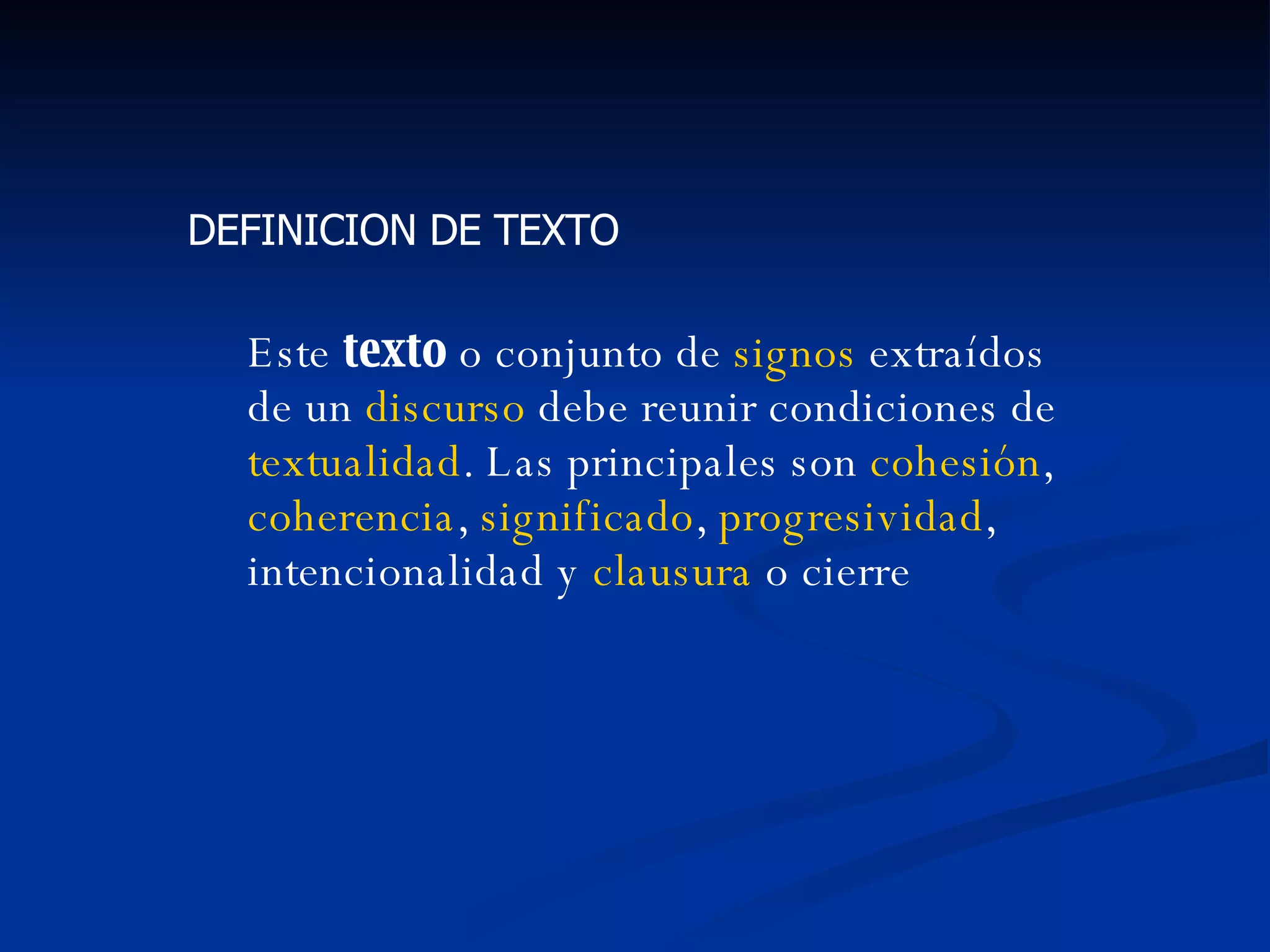 Caracteristicas De Texto | PPT