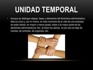 Caracteristicas administracion | PPTX