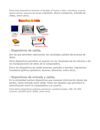 Caracteristicas de hw y sw | ODT