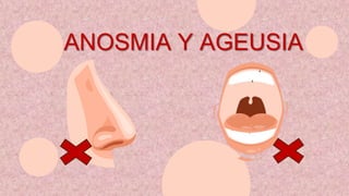 CARACTERISTICAS DE LA ANOSMIA Y LA AGEUSIA.pptx