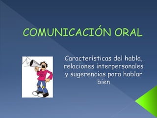 Características del habla | PPT