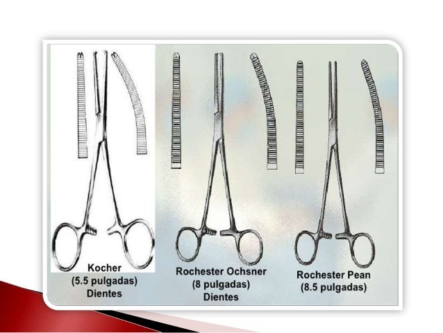 Caracteristicas del instrumental quirurgico basico