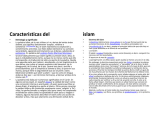 Caracteristicas del islam | PPTX