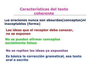 Caracteristicas del texto. unidad 2. (zully) | PPT